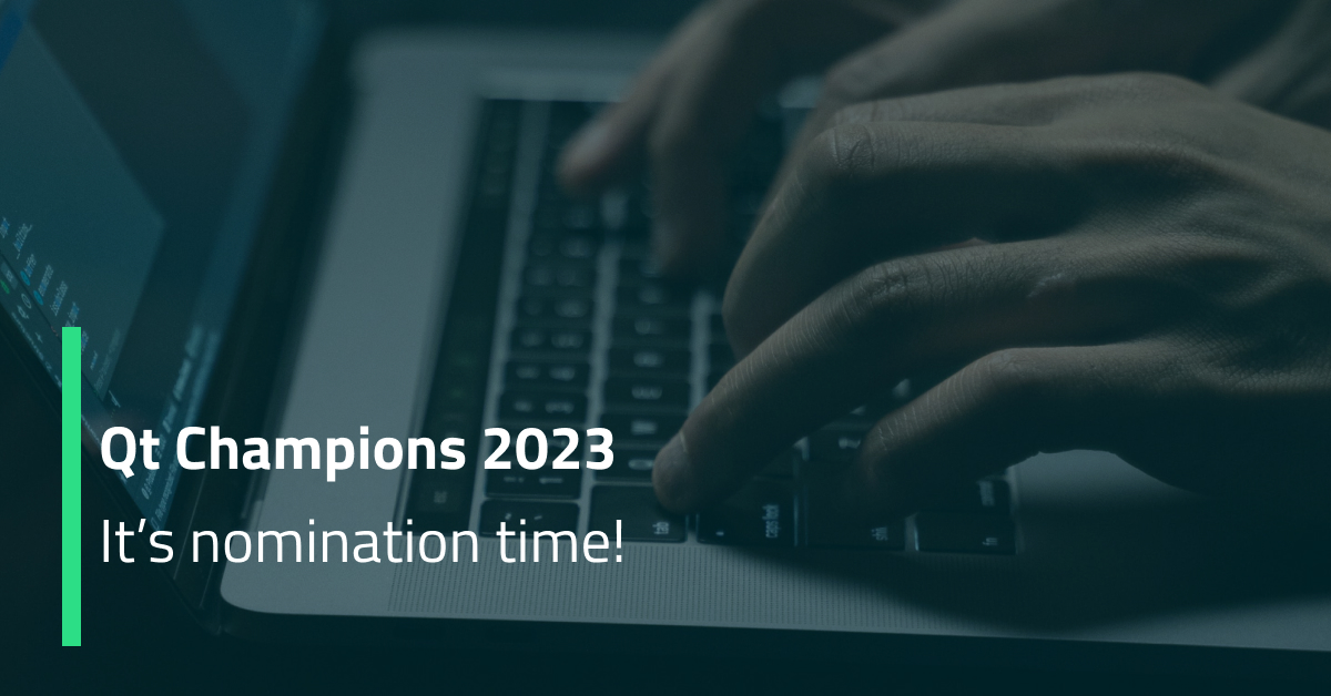 Let's nominate our 2023 Qt Champions!